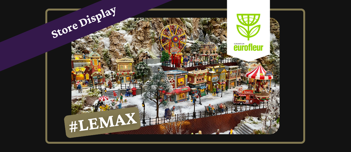 Lemax Store Display 2021 Eurofleur | Mike's Christmas Village