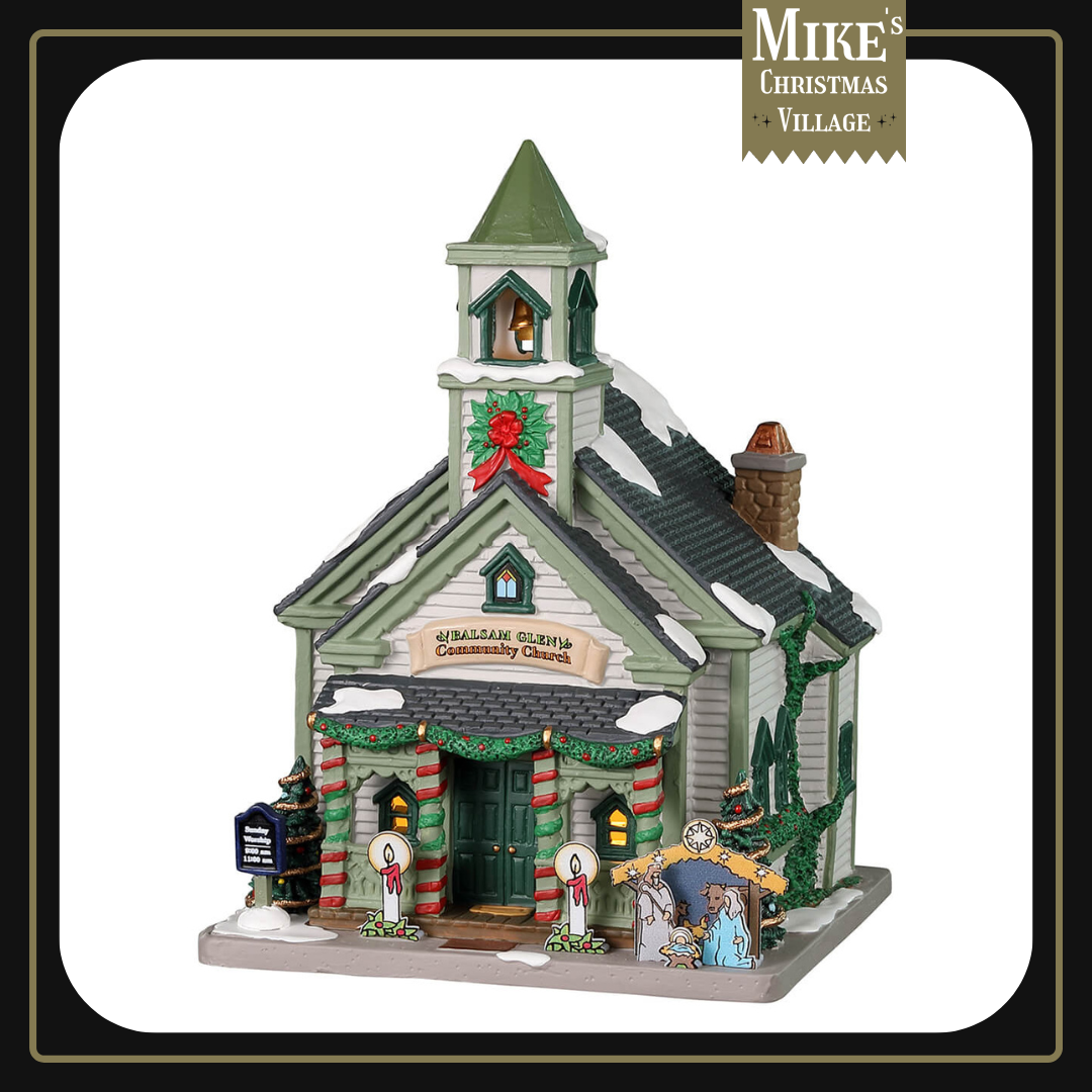 Lemax Balsam Glen Church 25893.jpg – Mike's Christmas Village