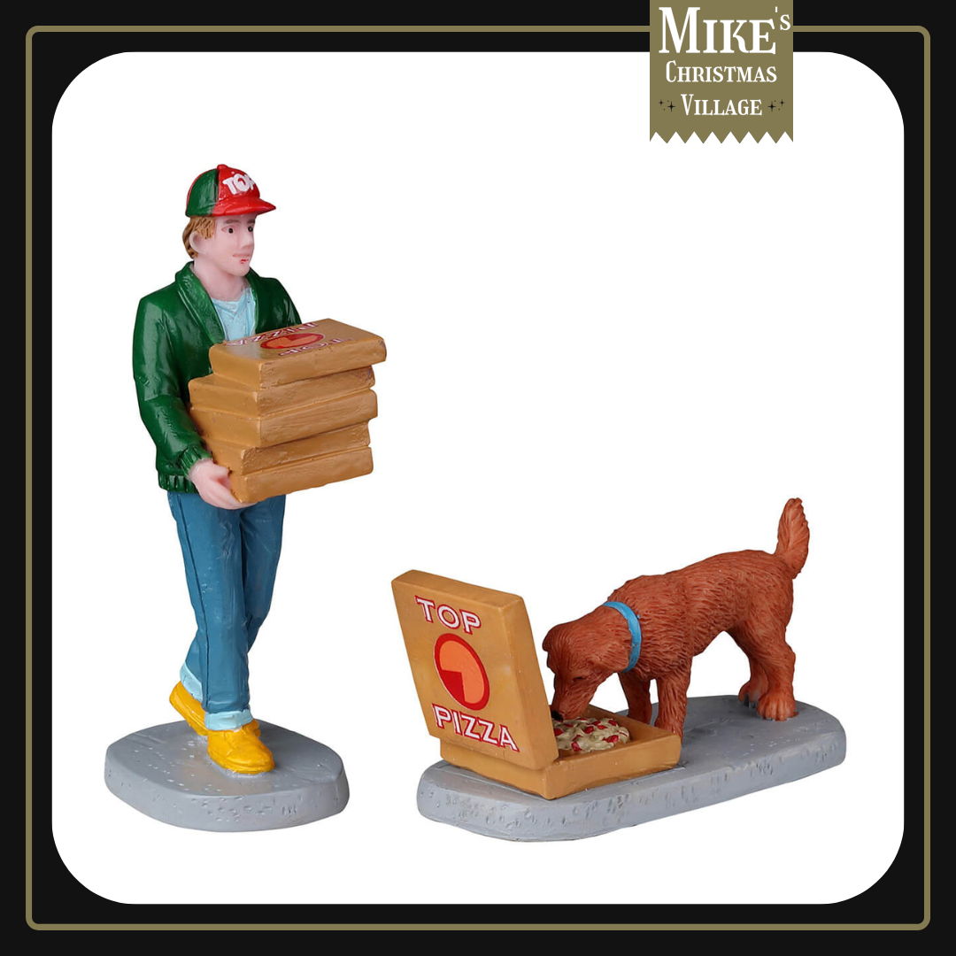 Lemax Top Pizza Delivery 22113 – Mike's Christmas Village