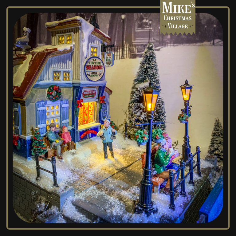 Lemax Ice Skating Display DIY Tutorial – Mike's Christmas Village